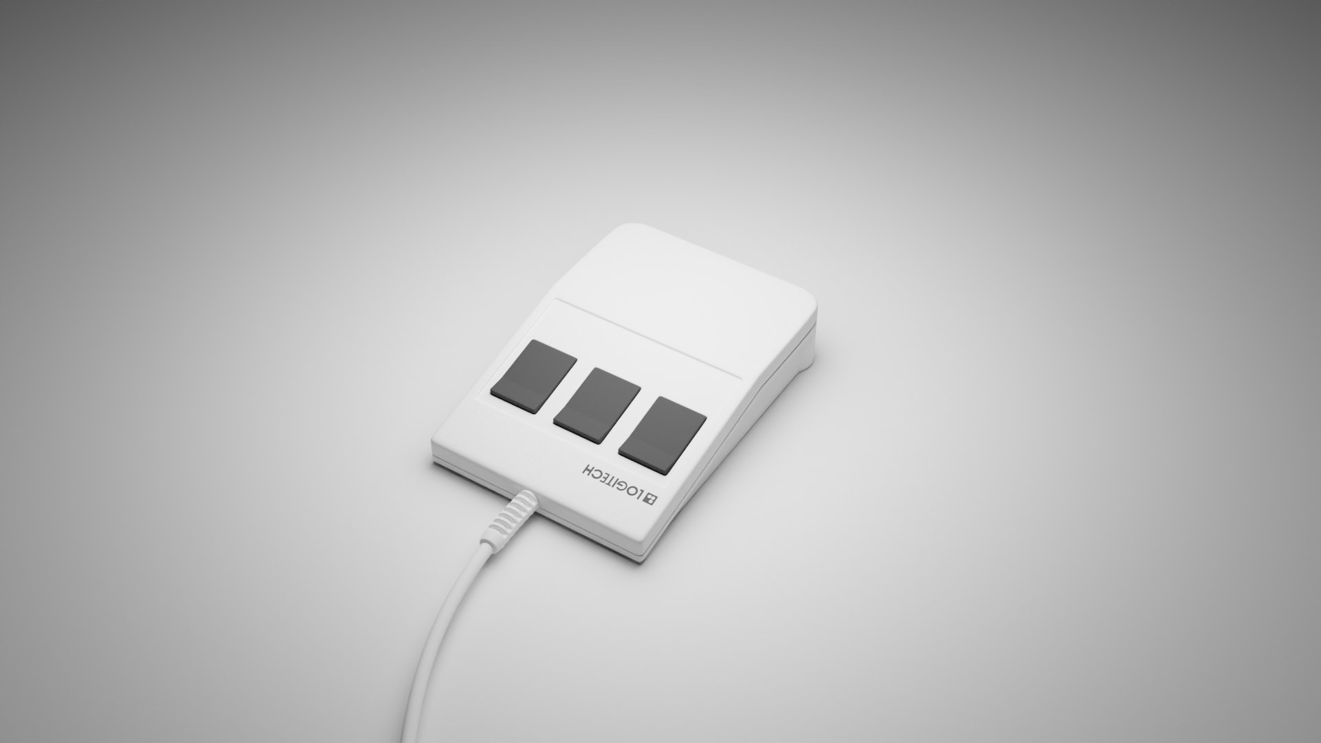 Logitech C7 Computer Mouse 1985 Model - TurboSquid 1784565