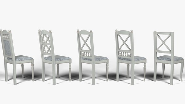 3d kitchen chair model