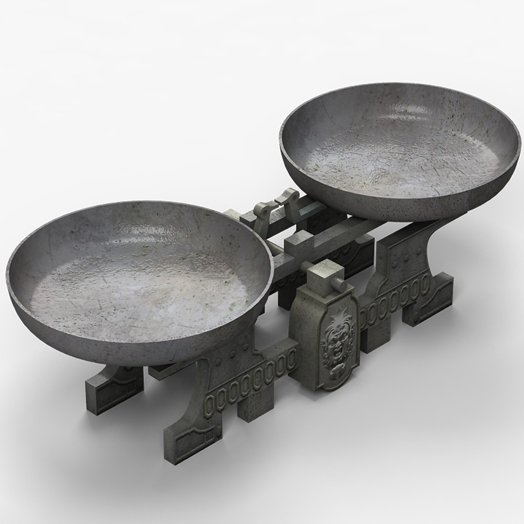 classic scales 3d model