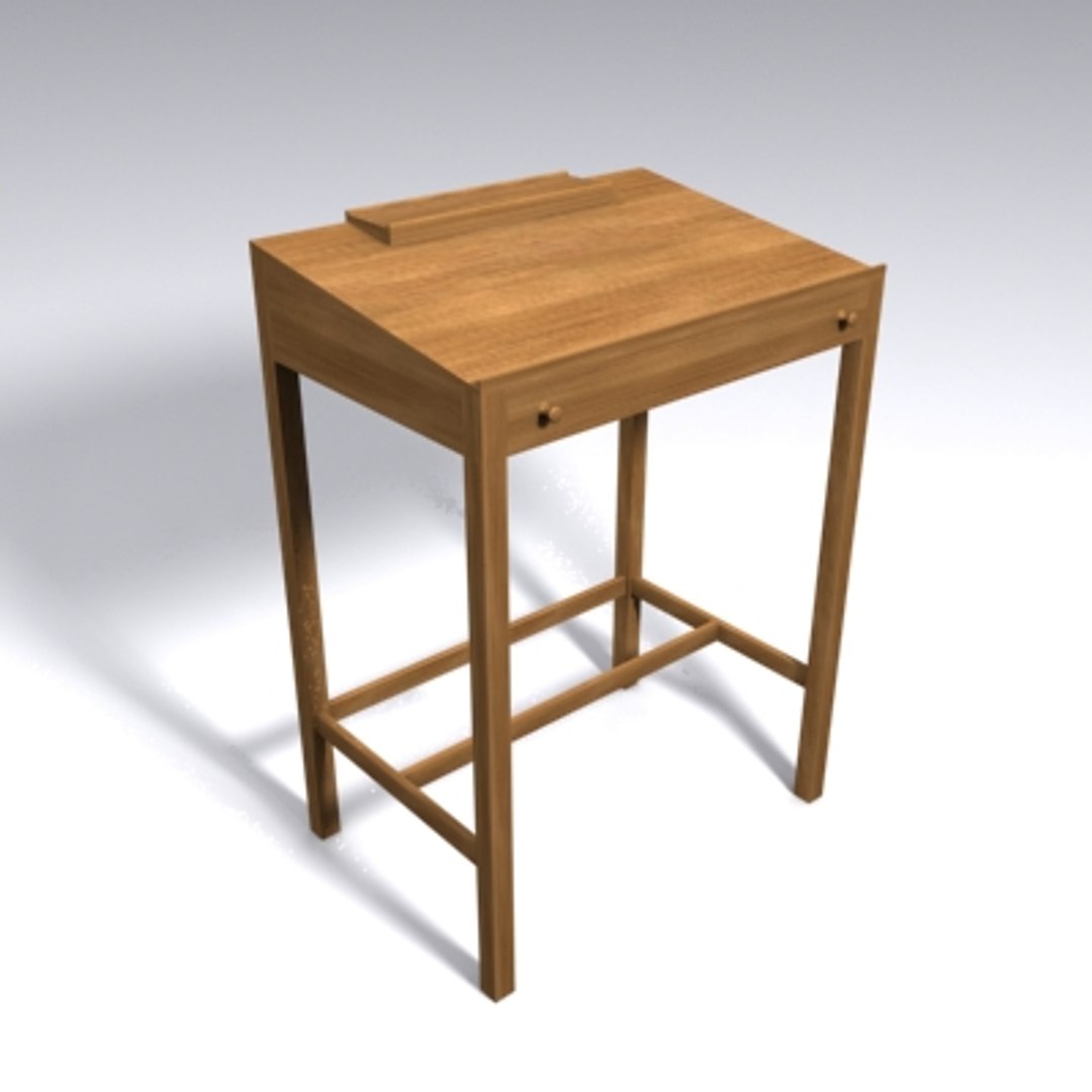 3d Model Thomas Moser Lectern Desk