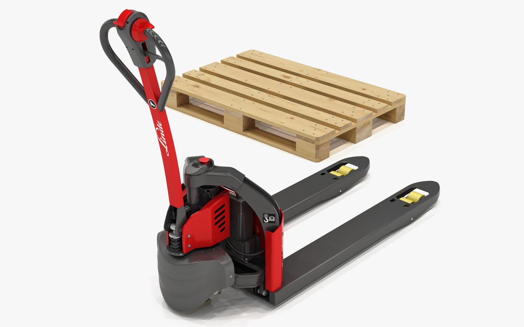 3D Model Pallet Truck Linde MT12 New - TurboSquid 2243712