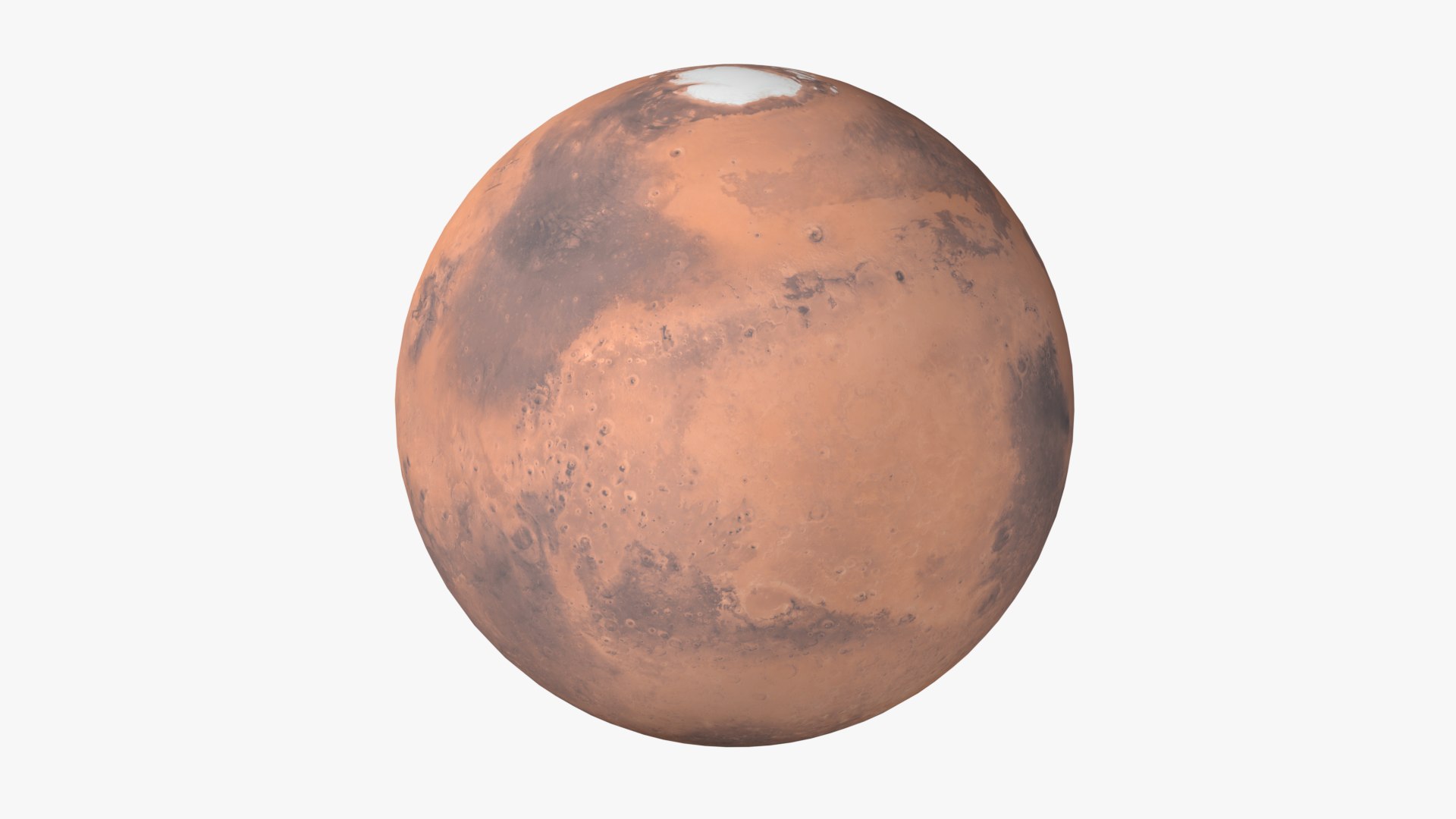 Stylized Planet Mars 3D Model - TurboSquid 1476817