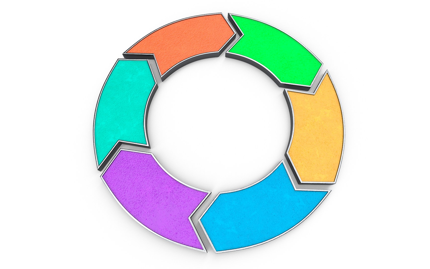 Pie Chart V2 Model - TurboSquid 2040032