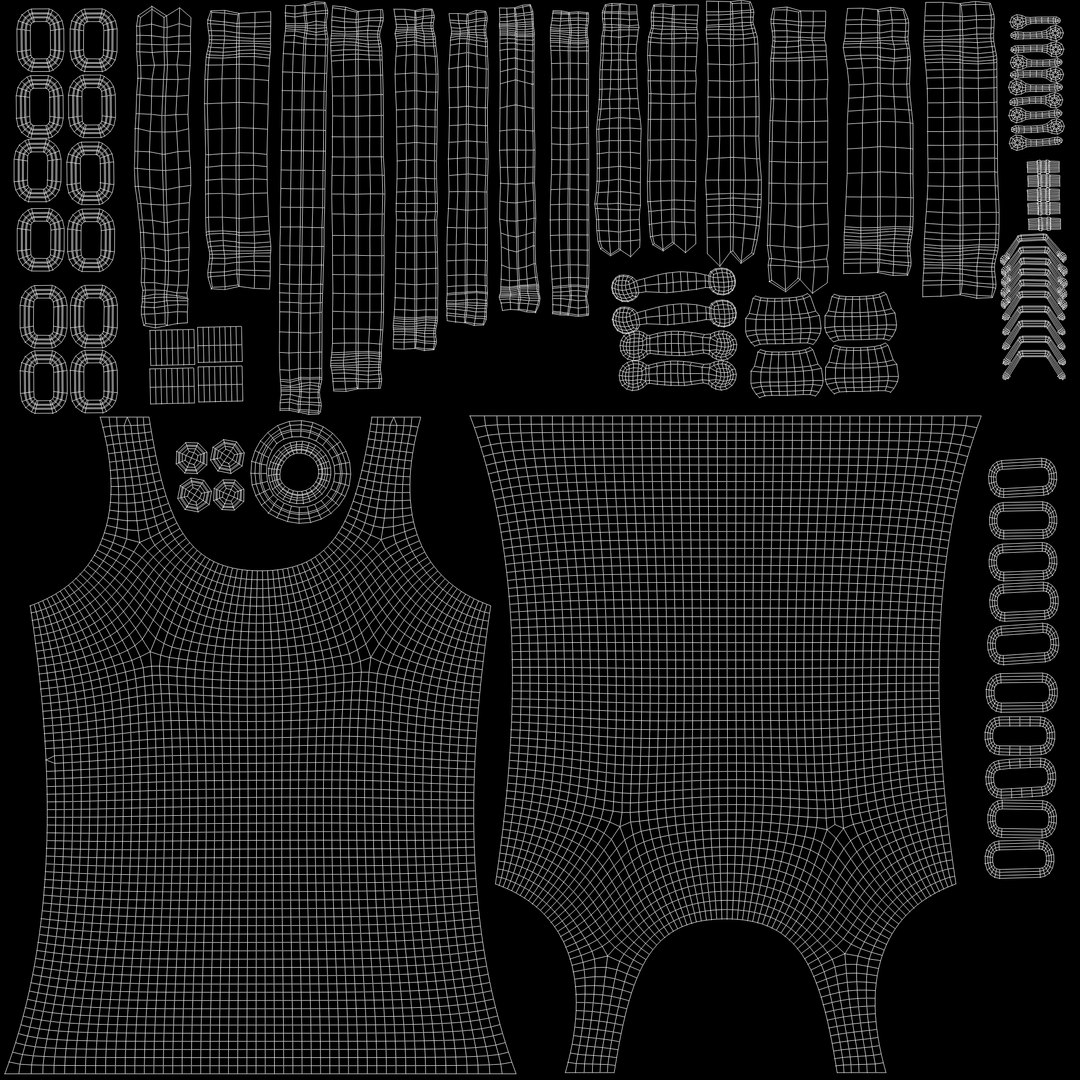 3D Steampunk Leather Harness With Top Model - TurboSquid 1874633