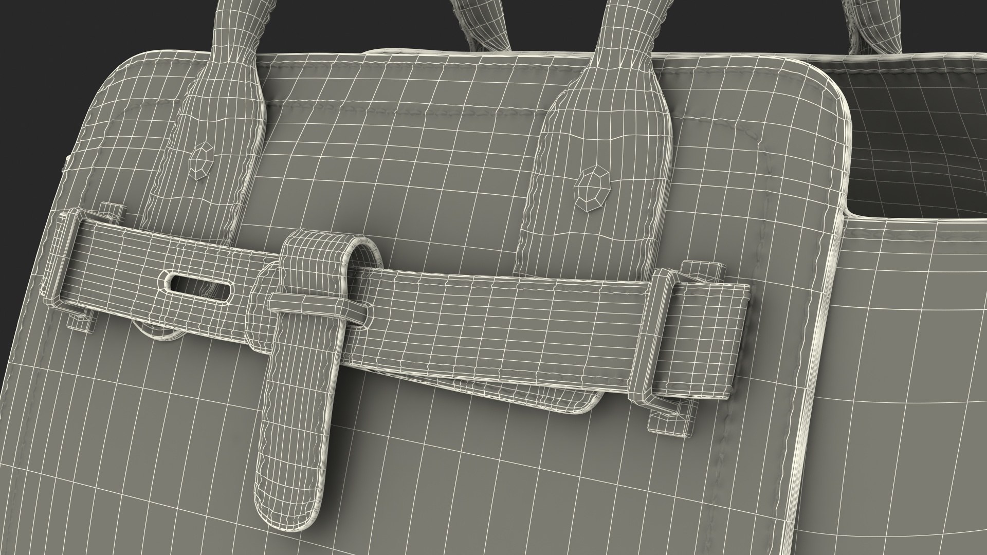 3D women white hand handag - TurboSquid 1468355