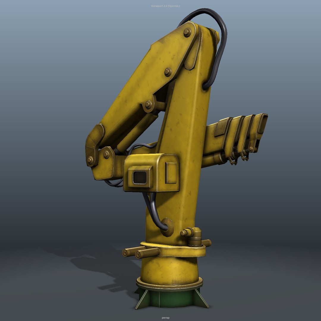 Onboard Manipulator Crane 3D Model - TurboSquid 2012234