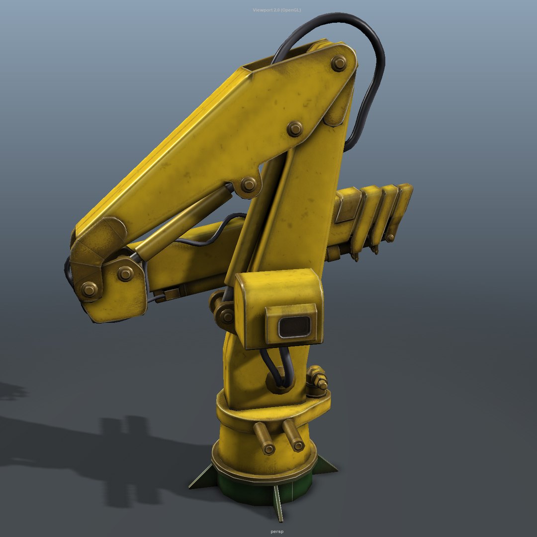 Onboard Manipulator Crane 3D Model - TurboSquid 2012234