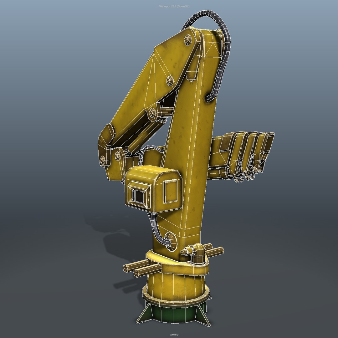 Onboard Manipulator Crane 3D Model - TurboSquid 2012234