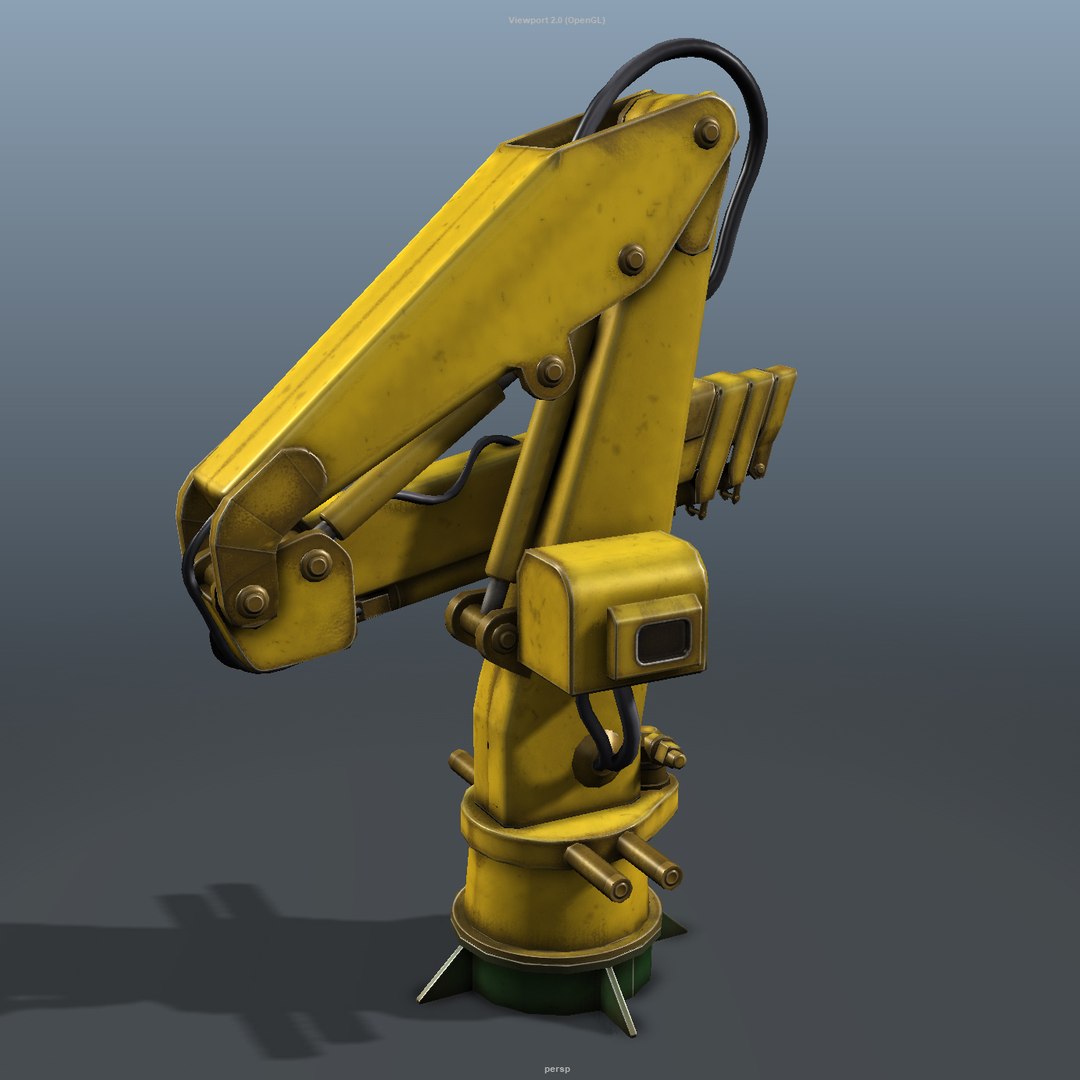 Onboard Manipulator Crane 3D Model - TurboSquid 2012234