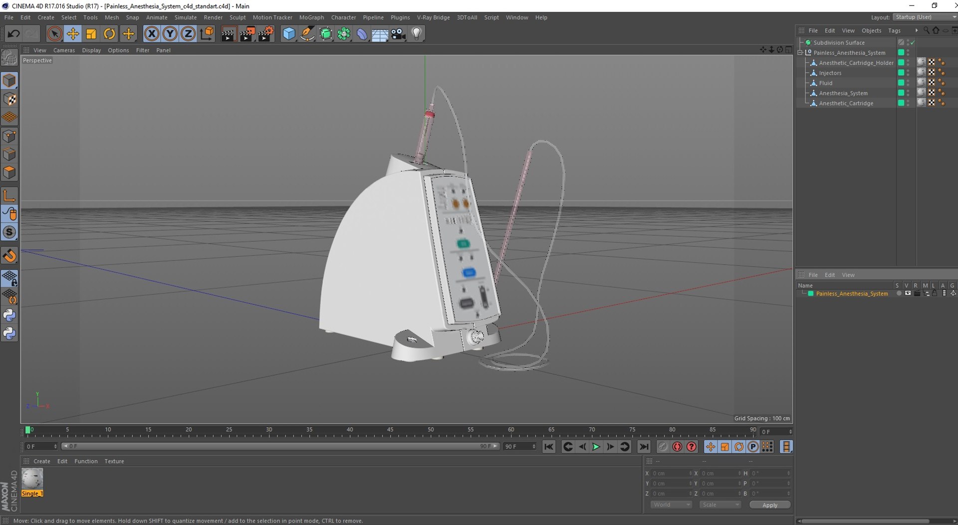 Painless Anesthesia System 3D - TurboSquid 2193387
