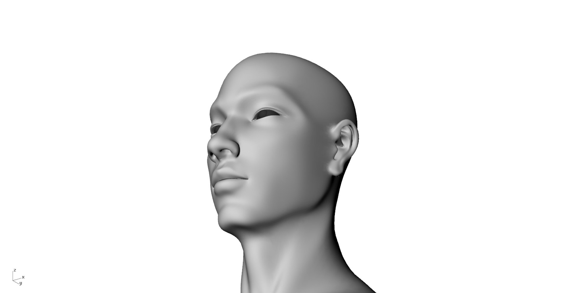 3D Realistic White Male Head - TurboSquid 1378291