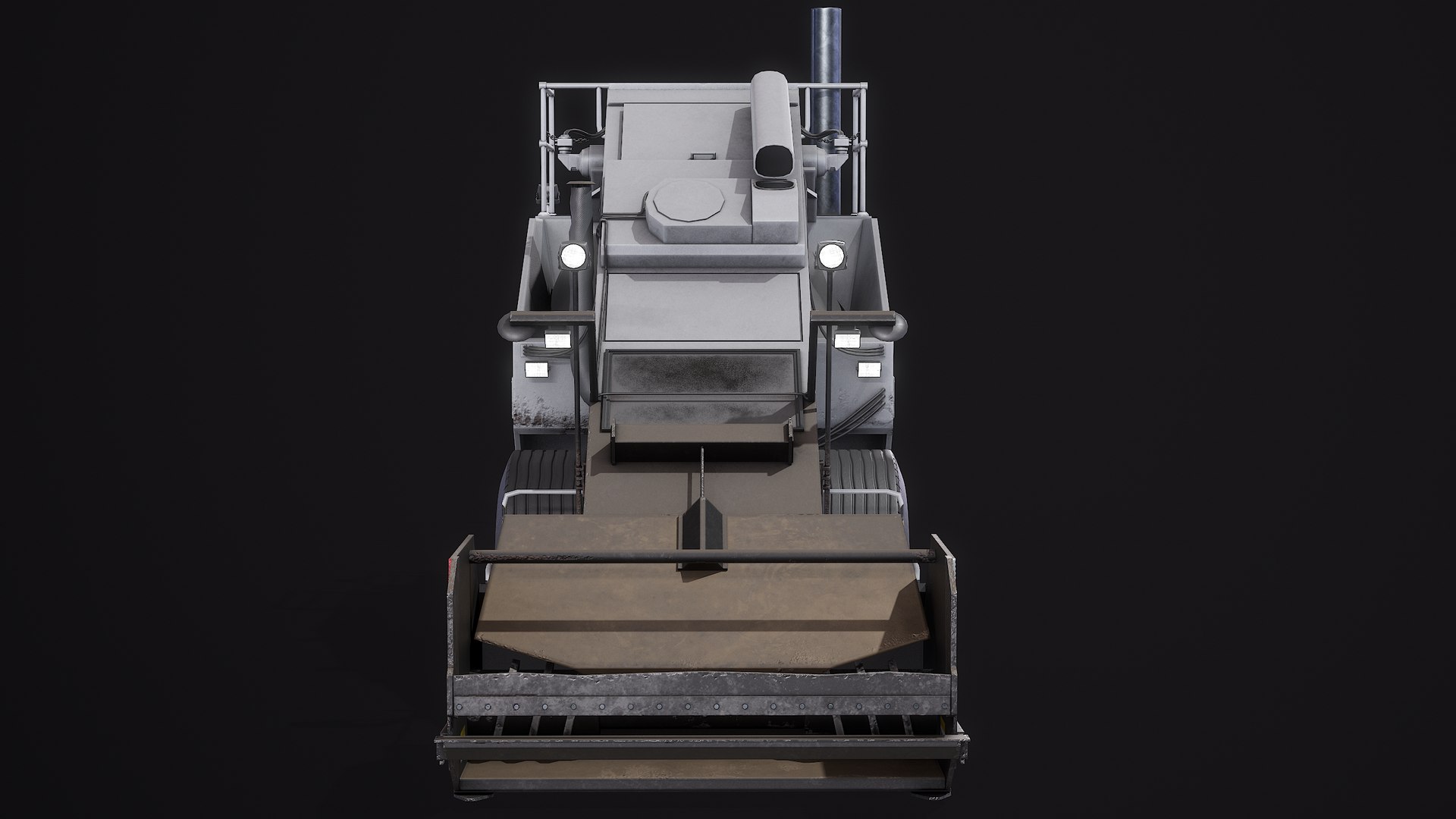 3D Asphalt Milling Machine Roadtec SB2500E Series PBR model ...