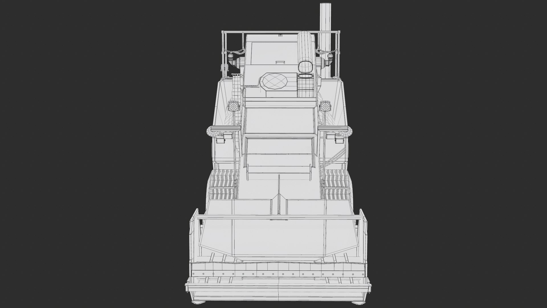 3D Asphalt Milling Machine Roadtec SB2500E Series PBR model ...