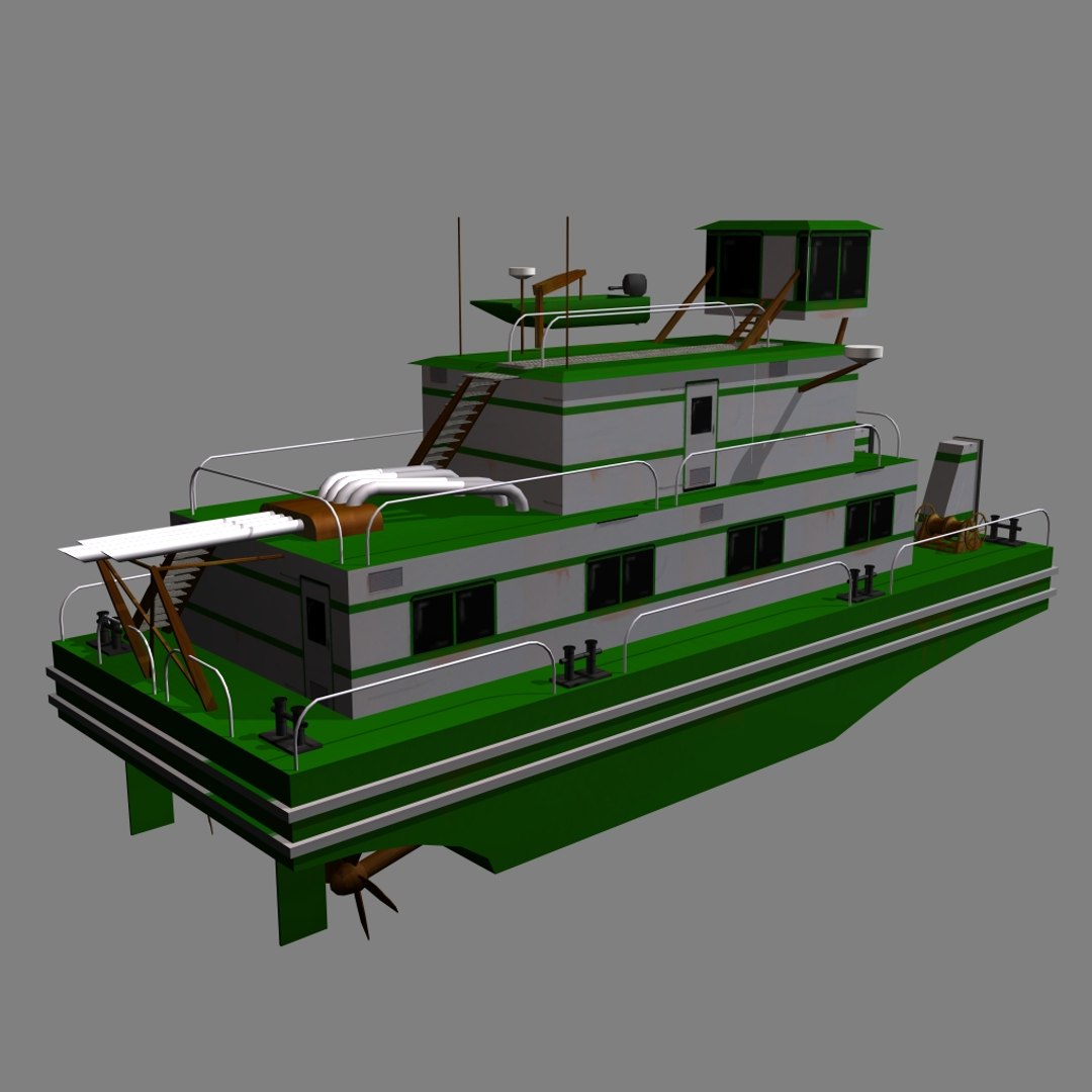 River Push Boat 3d 3ds