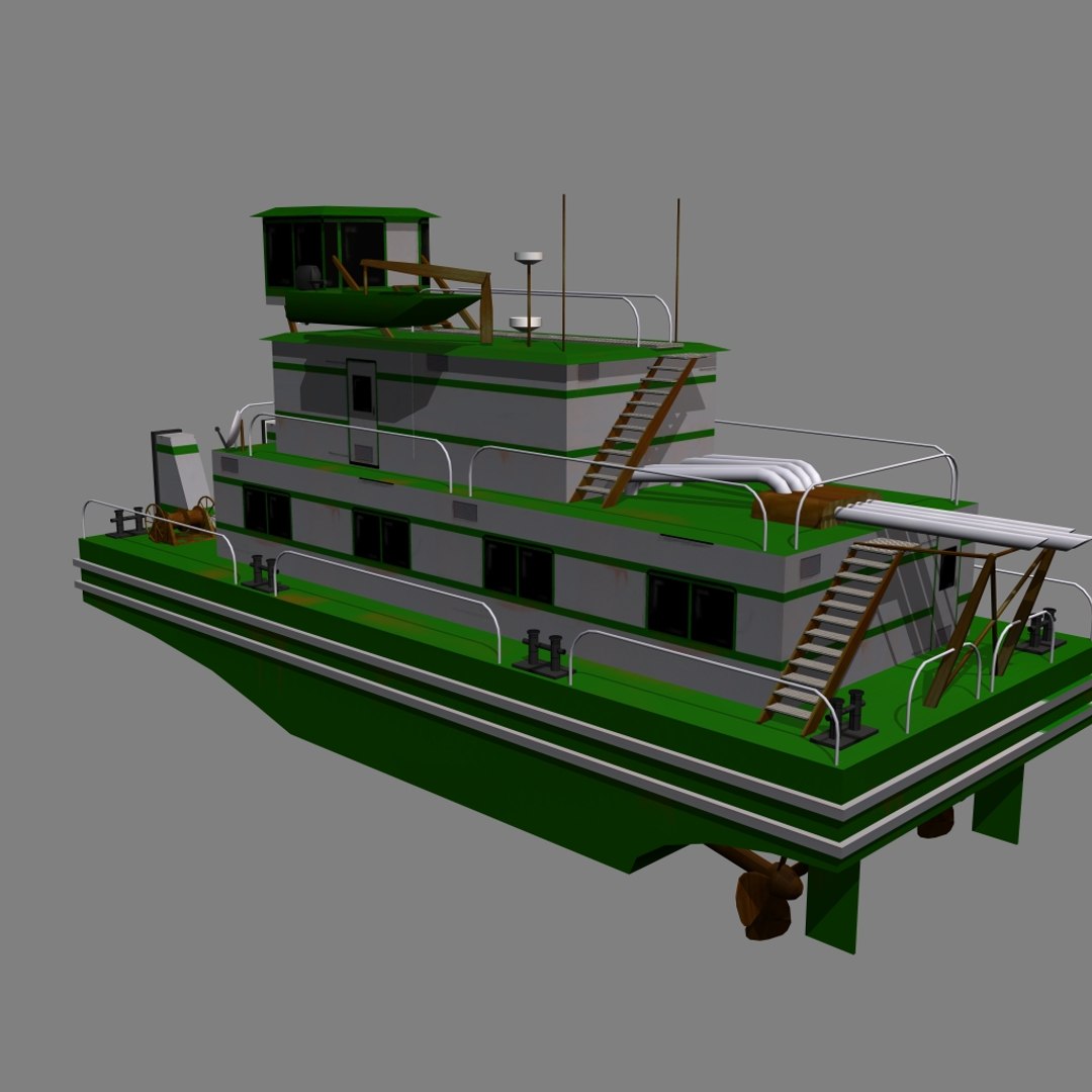 River Push Boat 3d 3ds