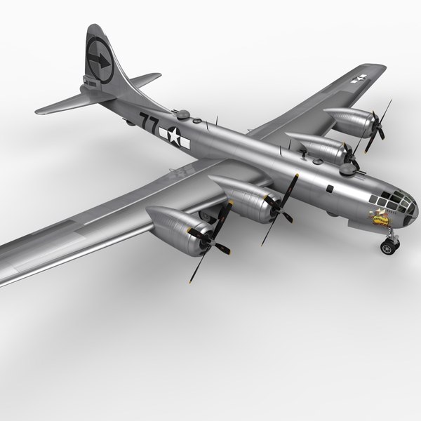3d b-29 superfortress 2 bomber