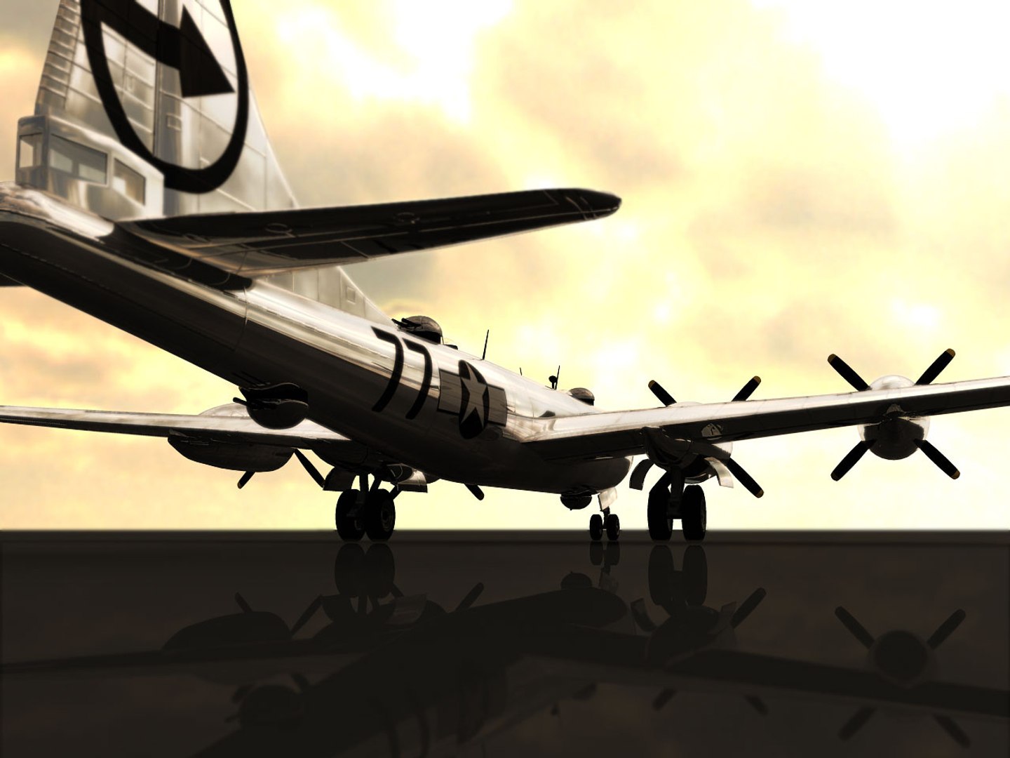 3d B-29 Superfortress 2 Bomber