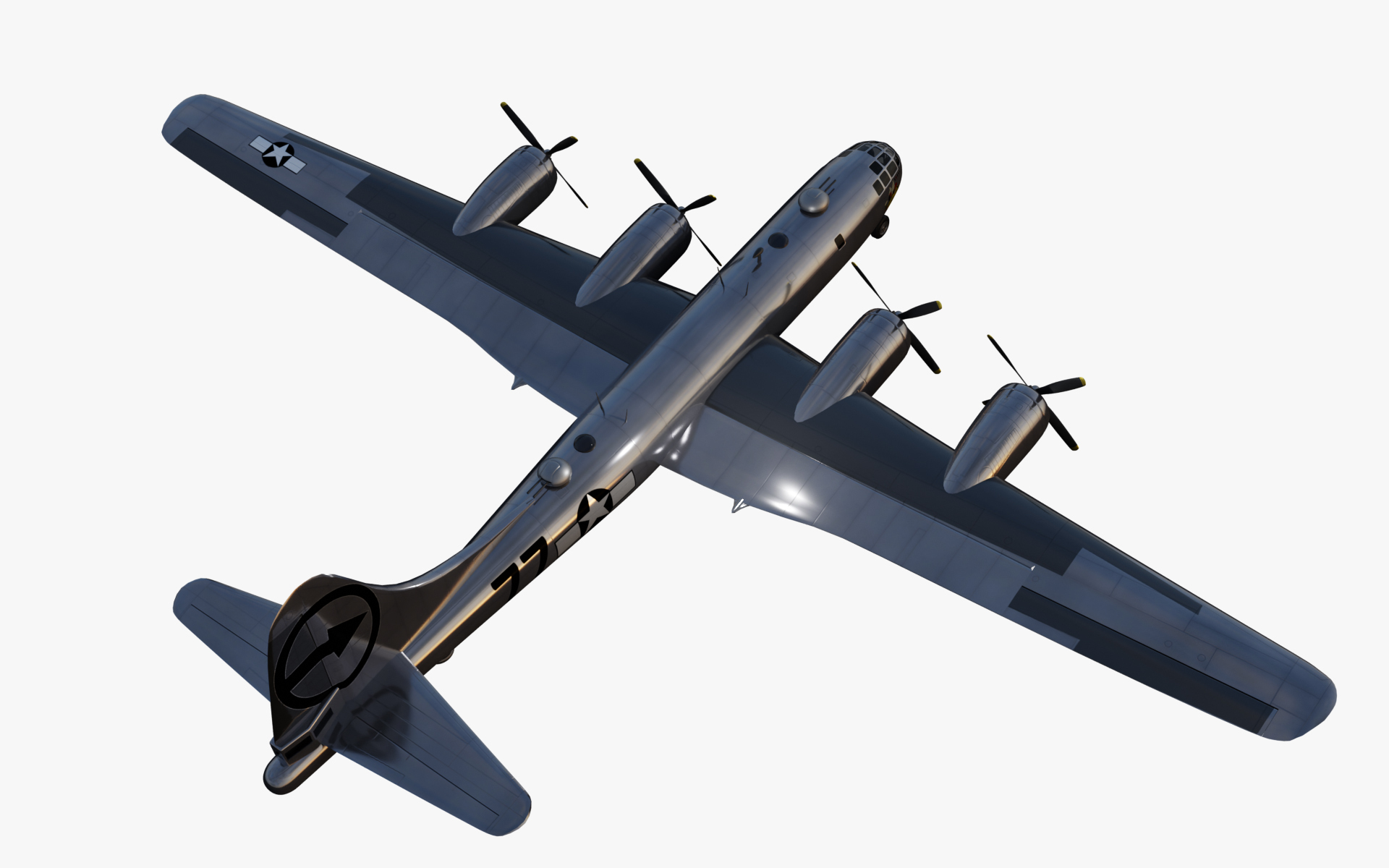 3d b-29 superfortress 2 bomber