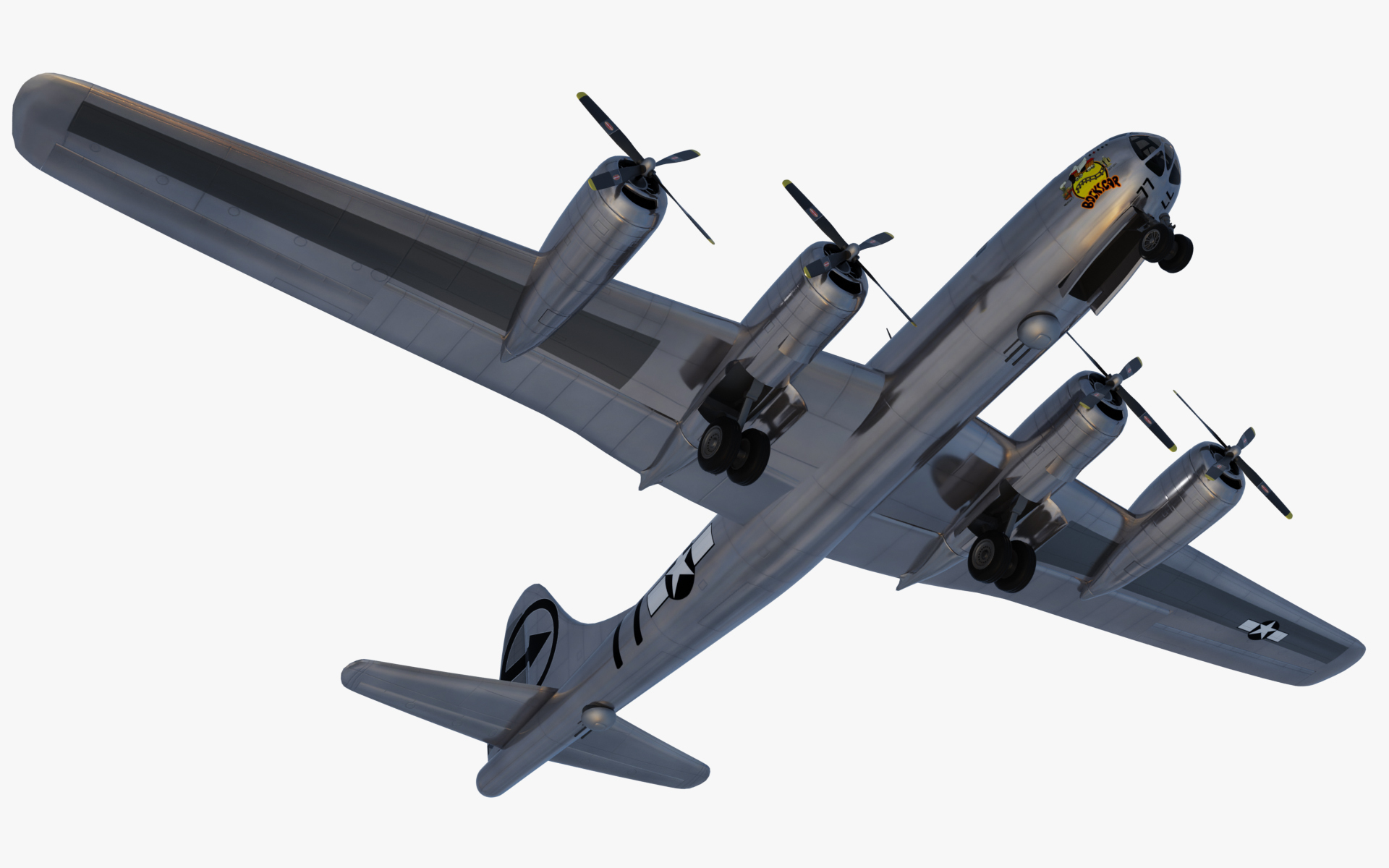 3d b-29 superfortress 2 bomber