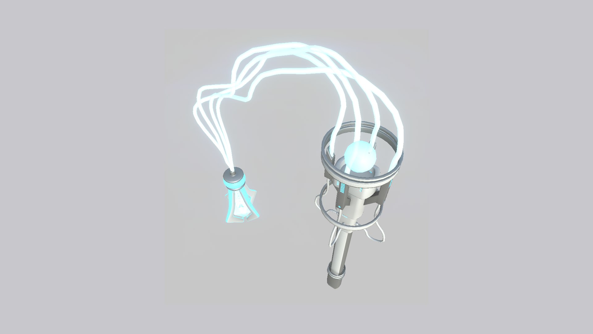 SciFi Flail A02 White Blue - Sci Fi Weapon Design 3D Model - TurboSquid ...