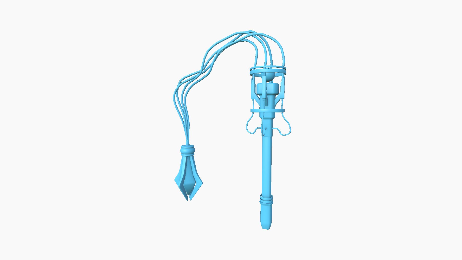 SciFi Flail A02 White Blue - Sci Fi Weapon Design 3D Model - TurboSquid ...