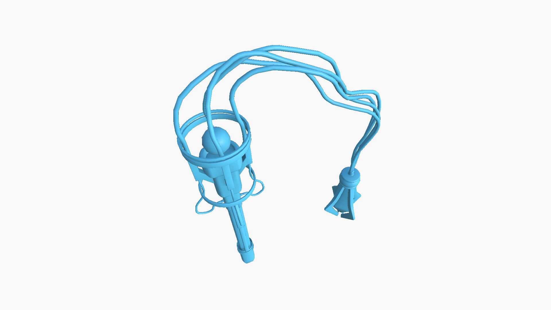 SciFi Flail A02 White Blue - Sci Fi Weapon Design 3D Model - TurboSquid ...