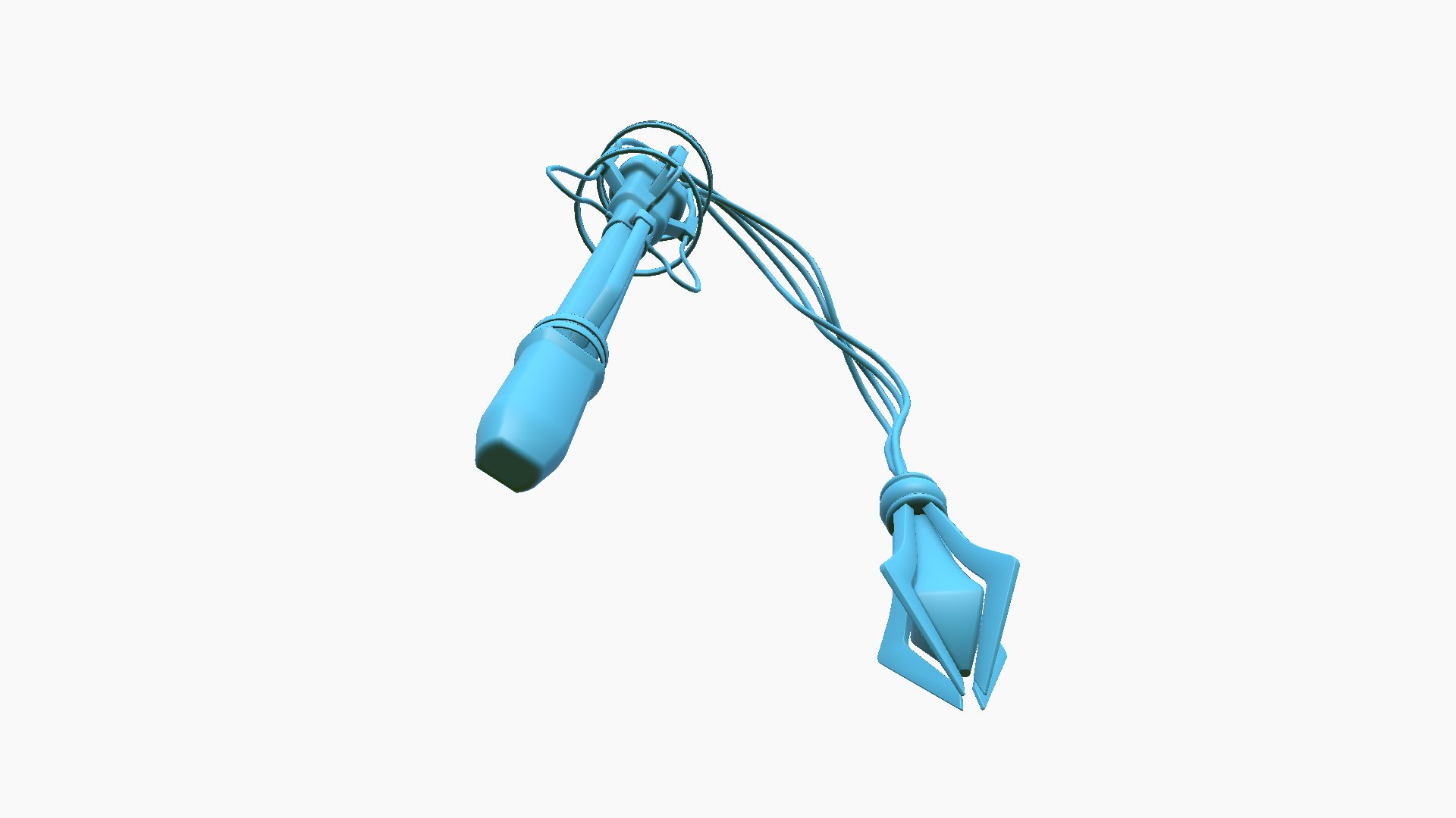 SciFi Flail A02 White Blue - Sci Fi Weapon Design 3D Model - TurboSquid ...