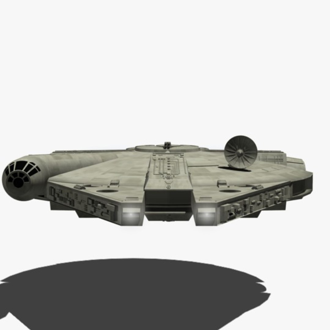 3d Millennium Falcon Model