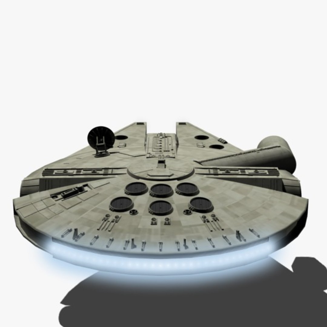 3d Millennium Falcon Model