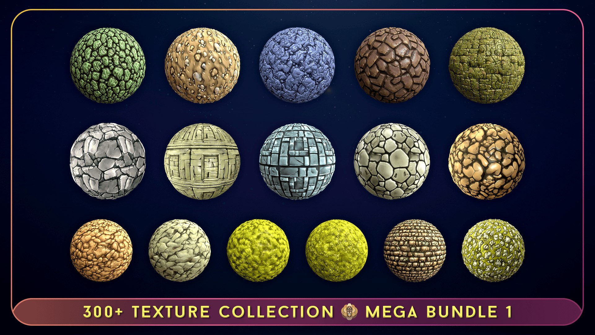 3D 300 Hand Painted Textures - Mega Bundle 1 - TurboSquid 2084309