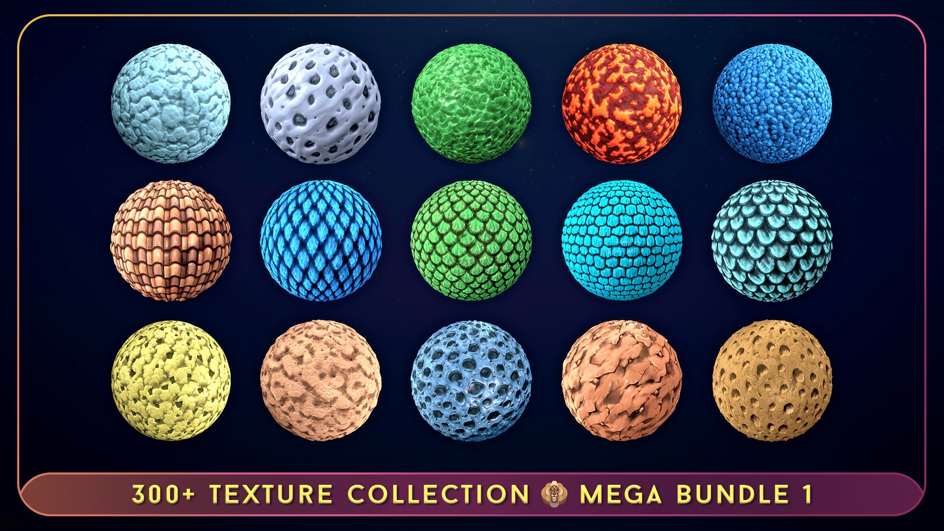 3D 300 Hand Painted Textures - Mega Bundle 1 - TurboSquid 2084309