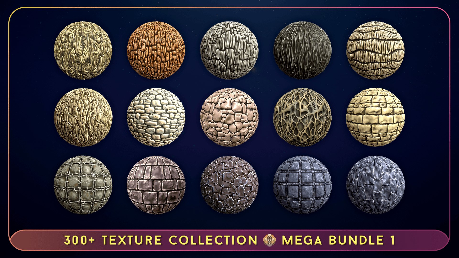 3D 300 Hand Painted Textures - Mega Bundle 1 - TurboSquid 2084309