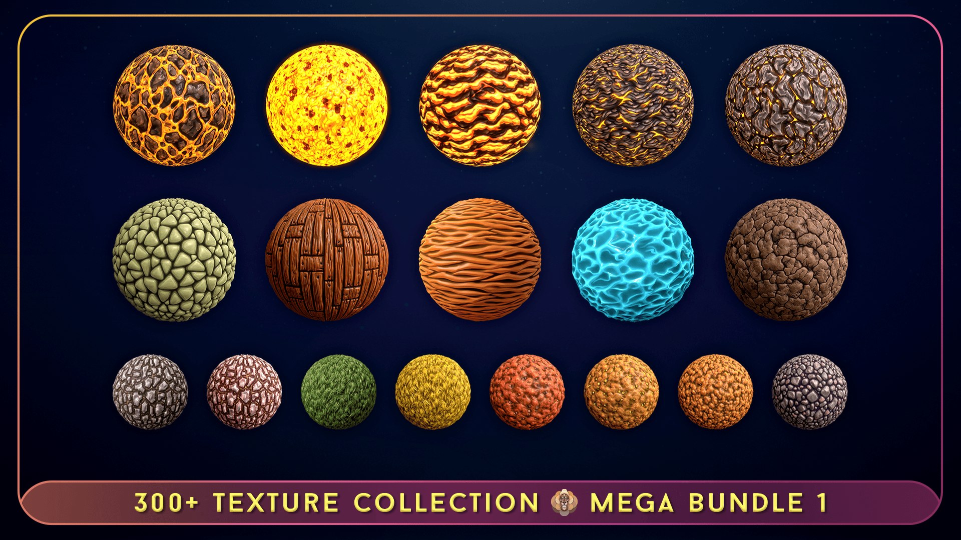 3D 300 Hand Painted Textures - Mega Bundle 1 - TurboSquid 2084309