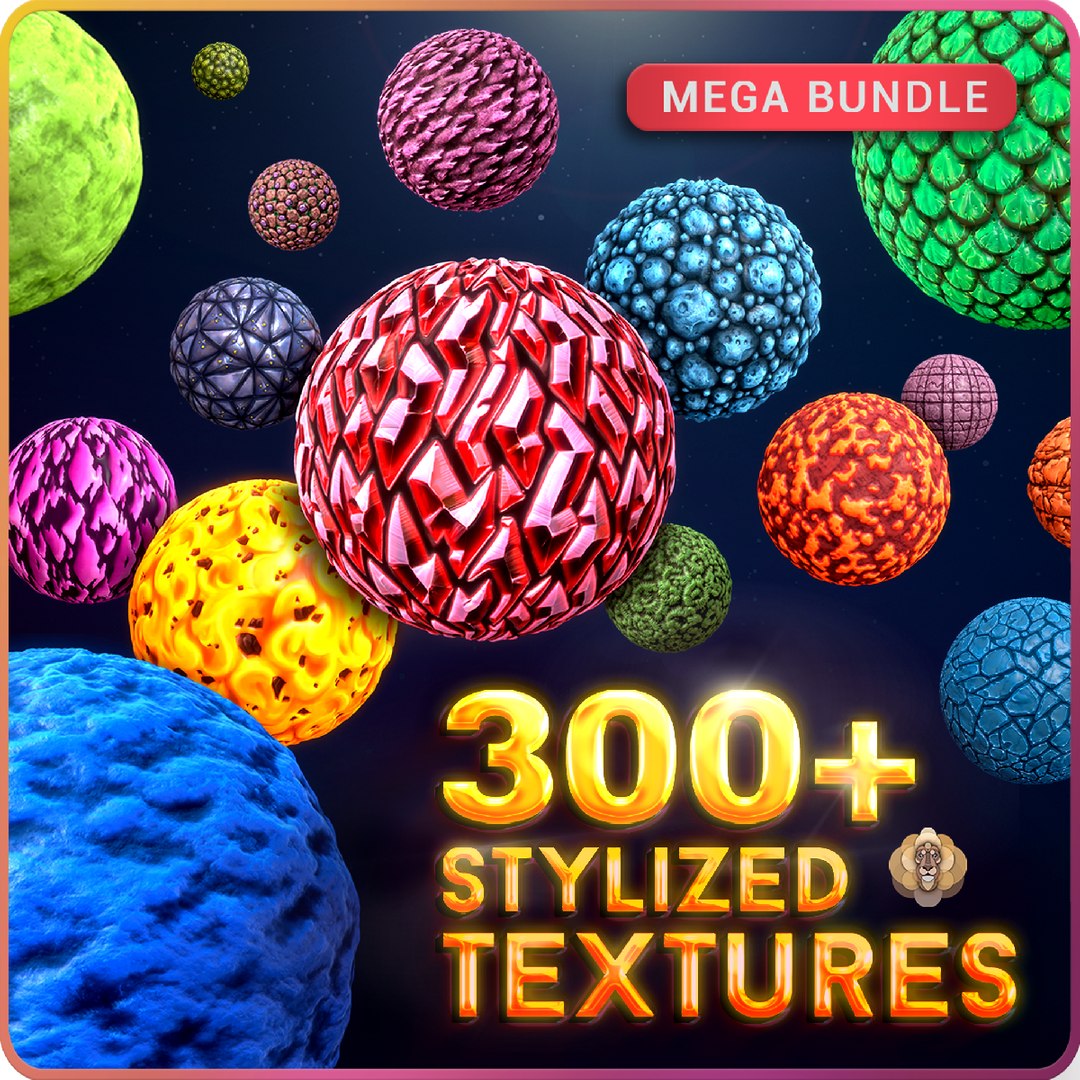 3D 300 Hand Painted Textures - Mega Bundle 1 - TurboSquid 2084309
