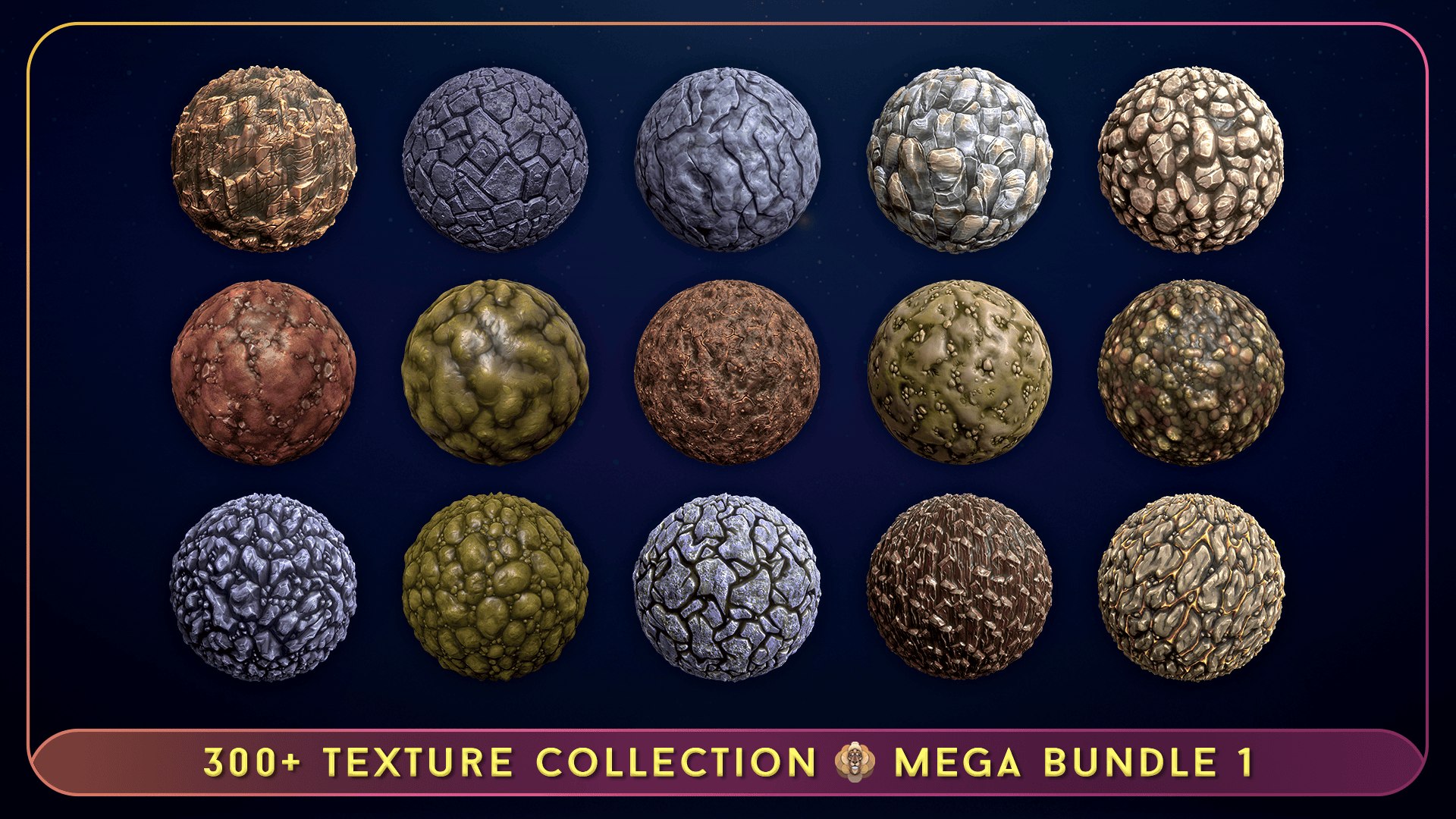 3D 300 Hand Painted Textures - Mega Bundle 1 - TurboSquid 2084309