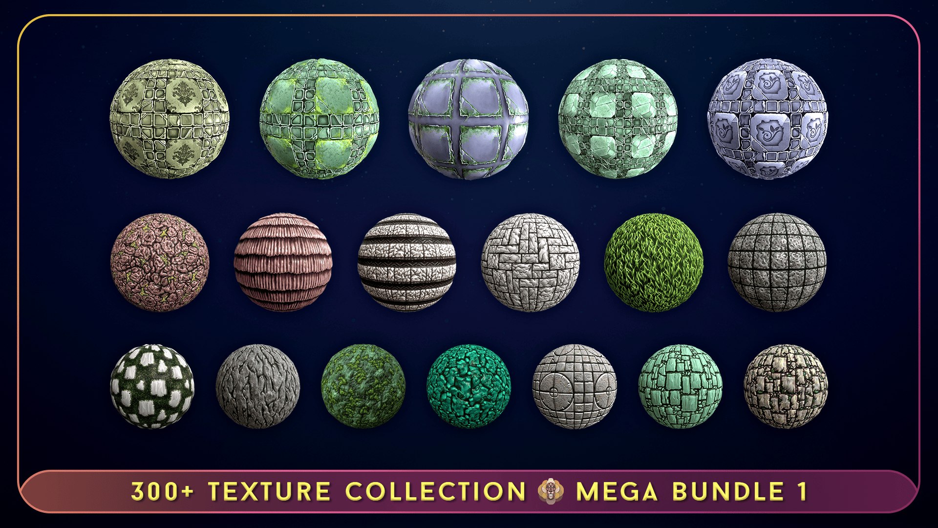 3D 300 Hand Painted Textures - Mega Bundle 1 - TurboSquid 2084309