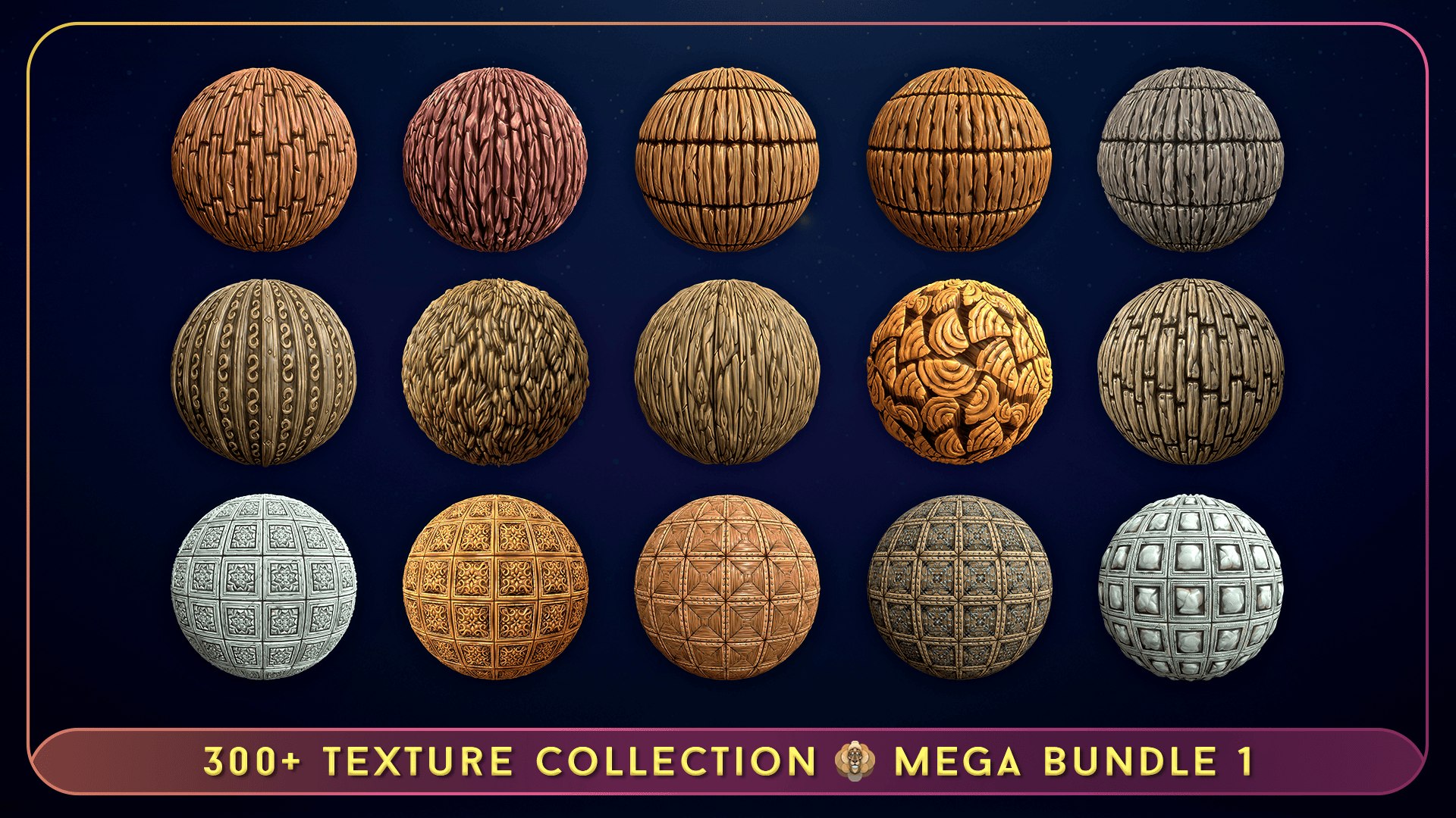 3D 300 Hand Painted Textures - Mega Bundle 1 - TurboSquid 2084309