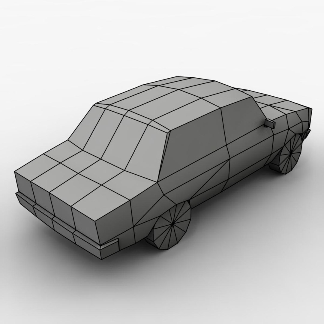 3d Old Car Ready Mobile Model