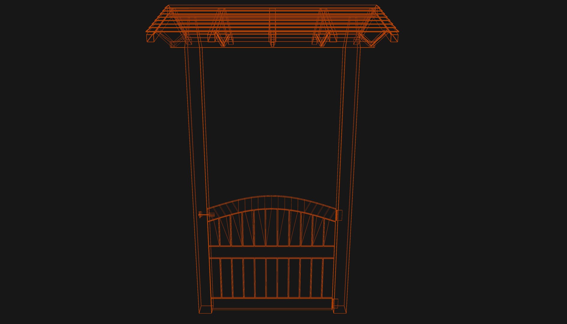Garden Gate 3D Model - TurboSquid 2095688