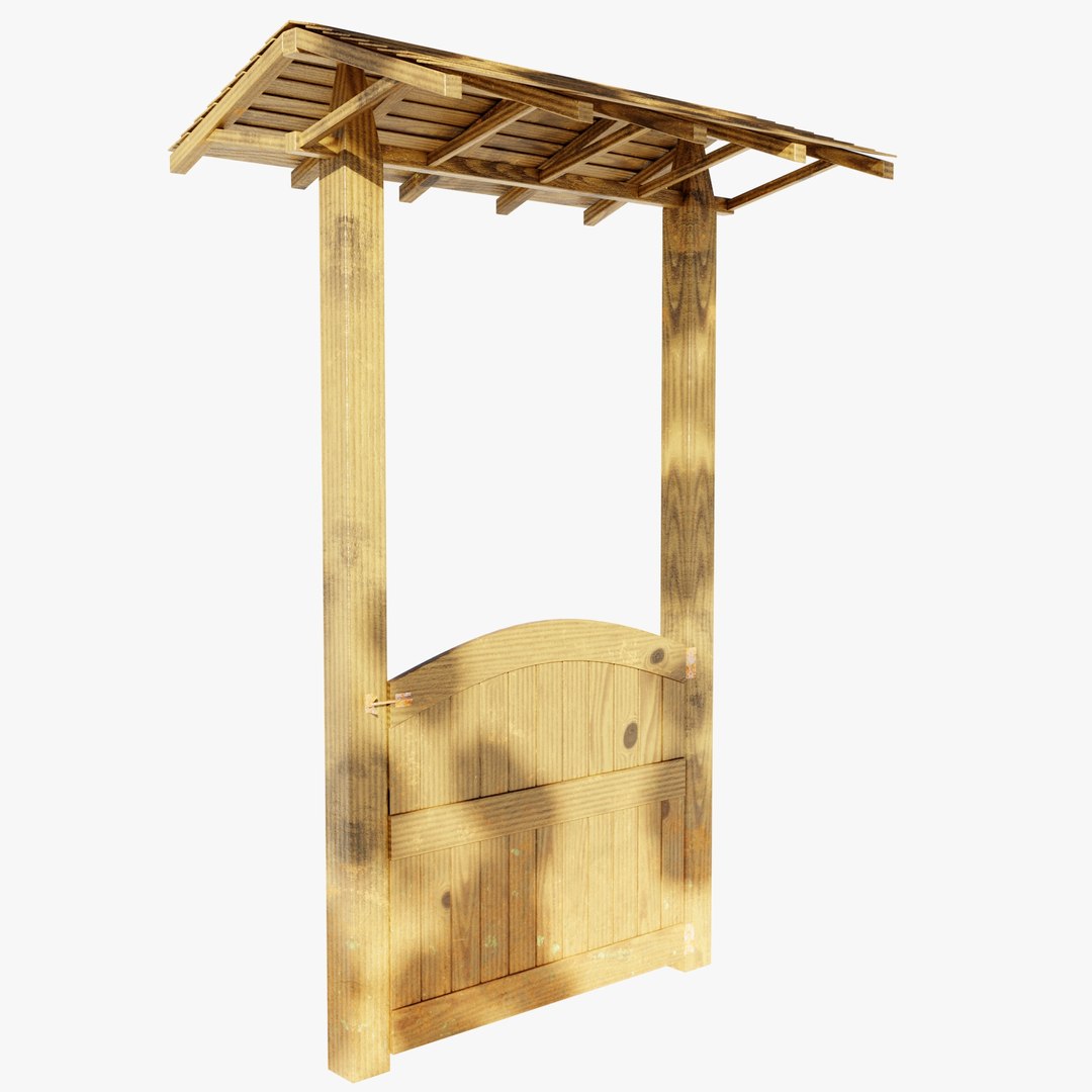 Garden Gate 3D Model - TurboSquid 2095688