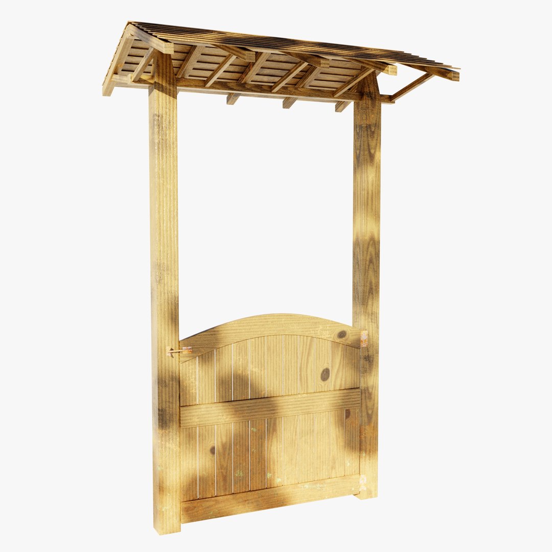 Garden Gate 3D Model - TurboSquid 2095688