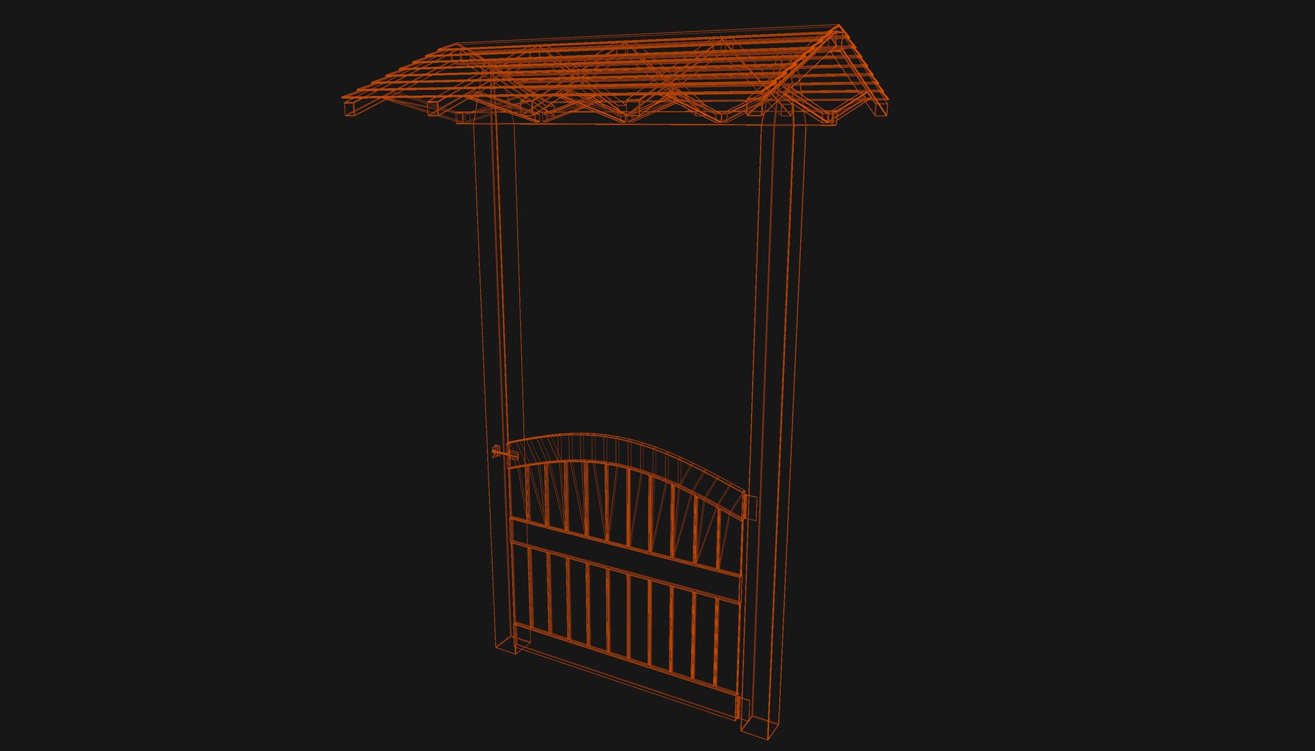 Garden Gate 3D Model - TurboSquid 2095688