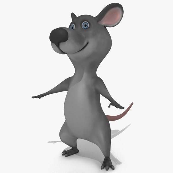 Mouse cartoon 3D model - TurboSquid 1174249