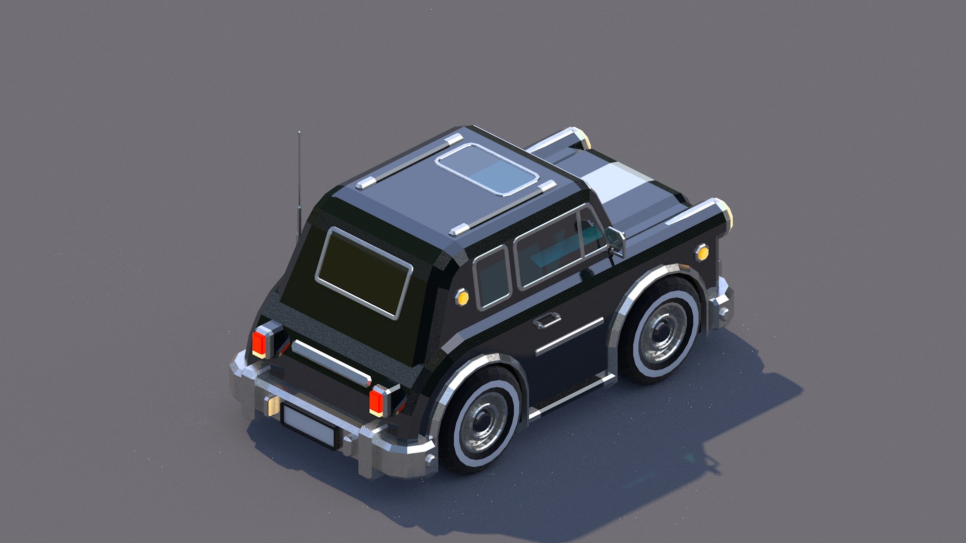 3D Cartoon Mini Car - TurboSquid 1984496