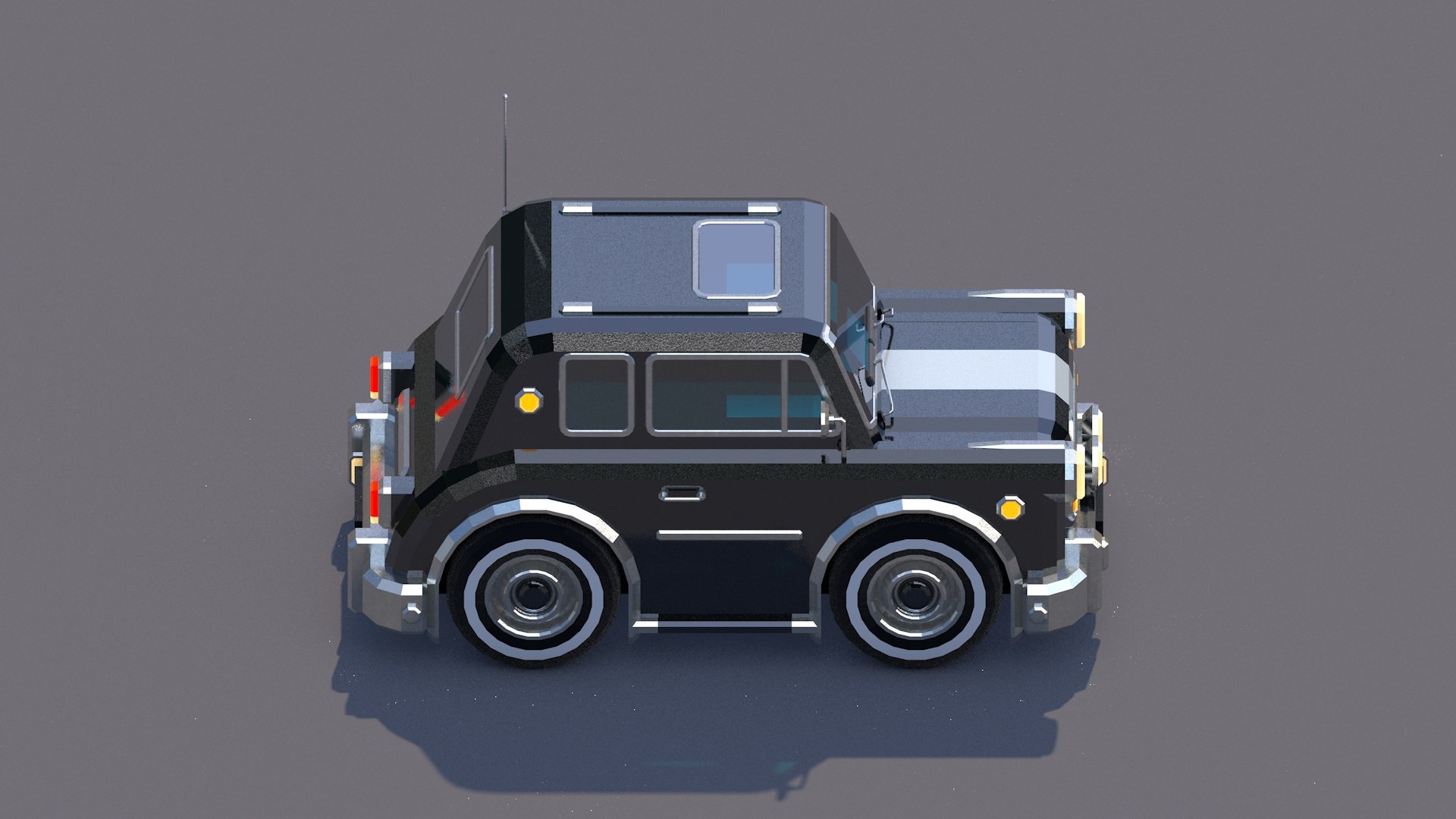 3D Cartoon Mini Car - TurboSquid 1984496