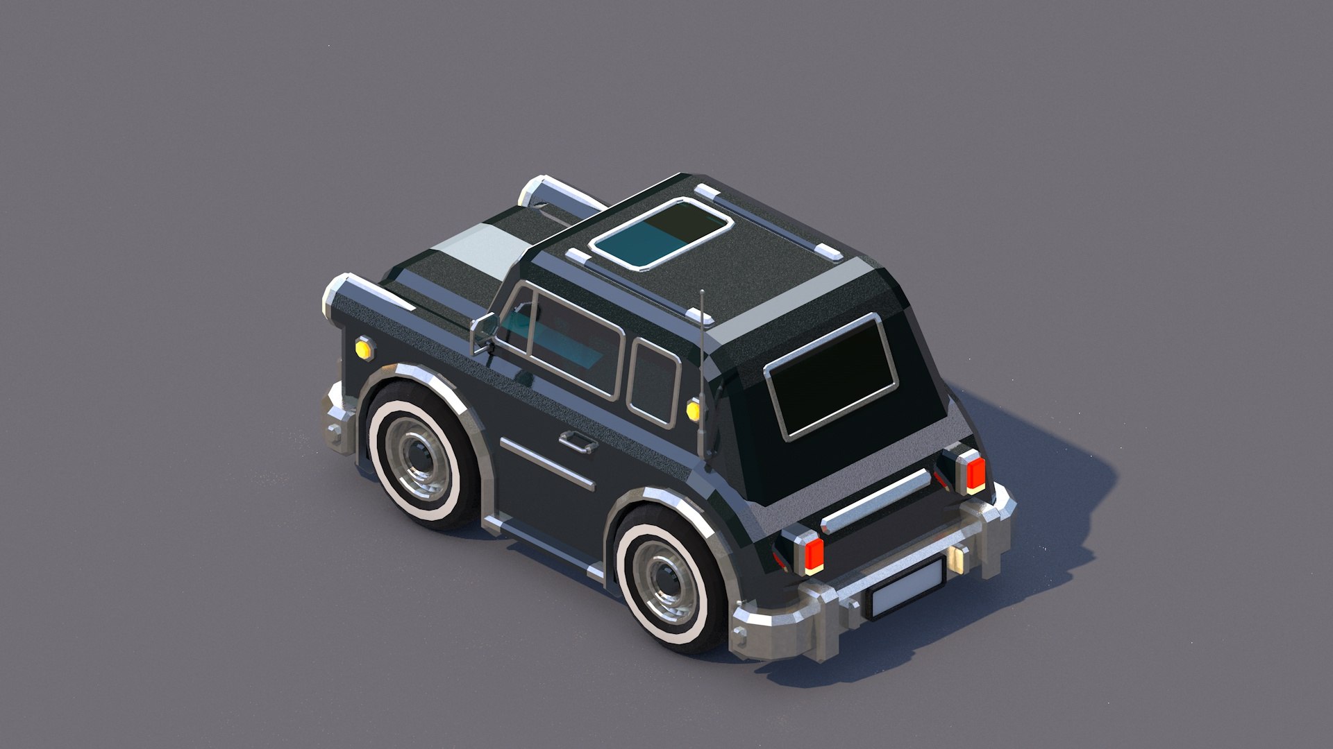 3D Cartoon Mini Car - TurboSquid 1984496