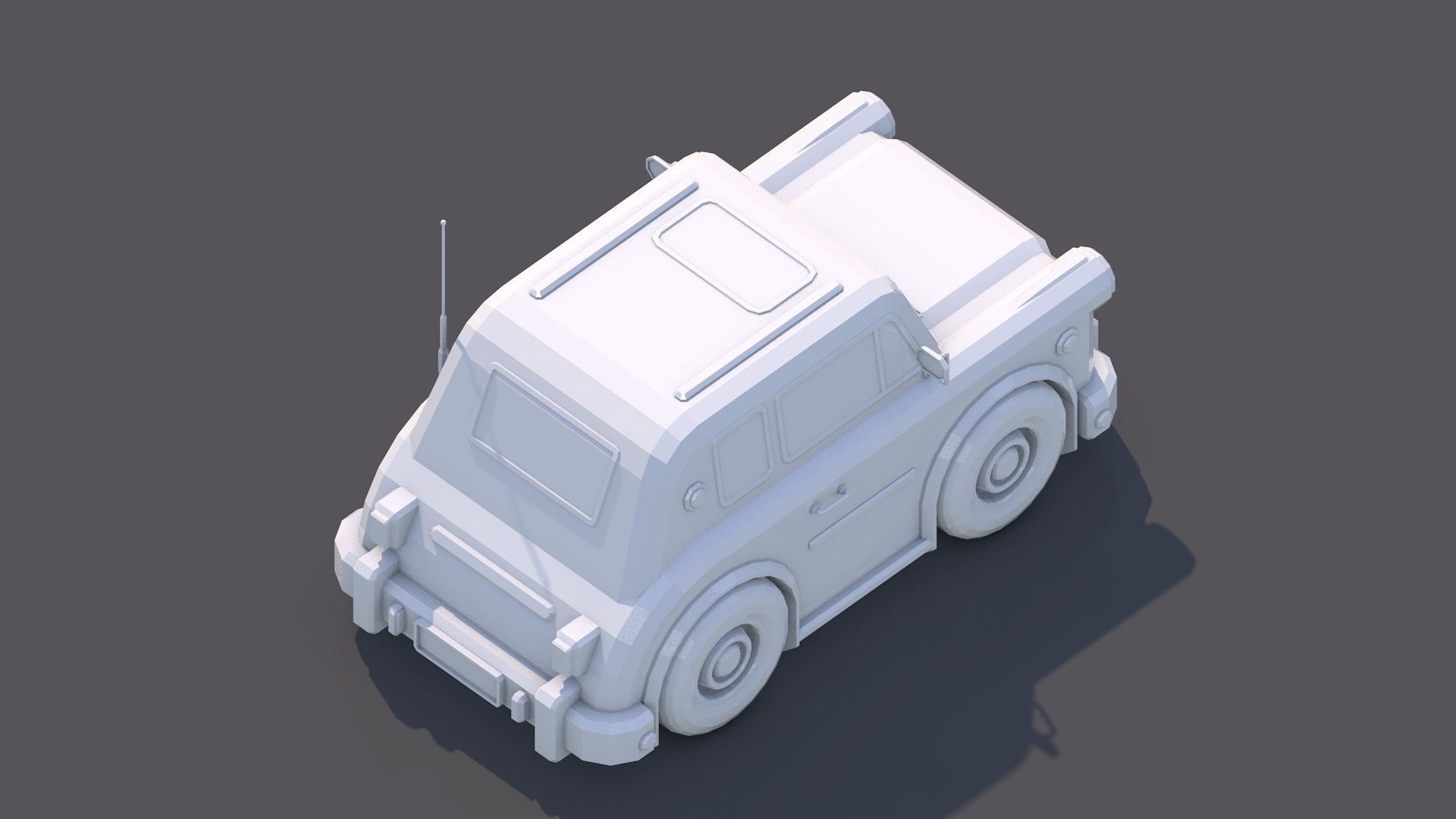 3D Cartoon Mini Car - TurboSquid 1984496