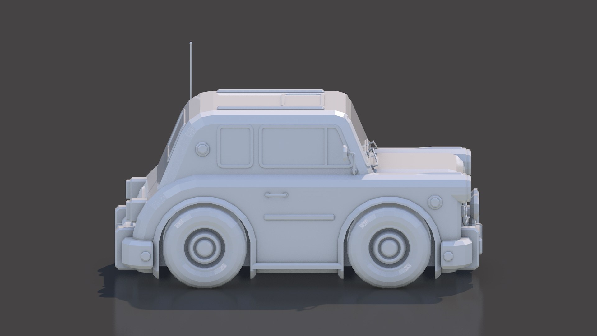 3D Cartoon Mini Car - TurboSquid 1984496