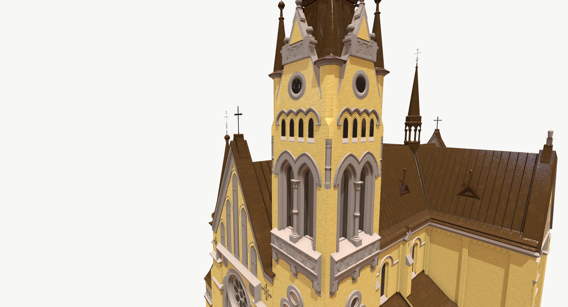 Church Cathedral 3d Model