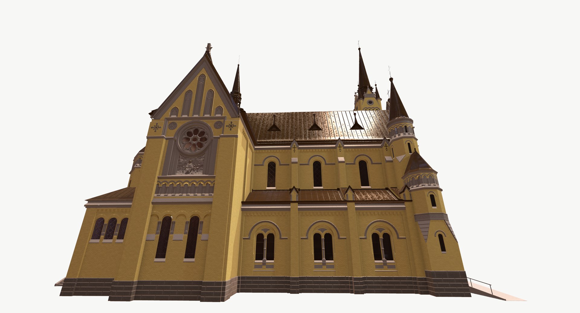 Church Cathedral 3d Model